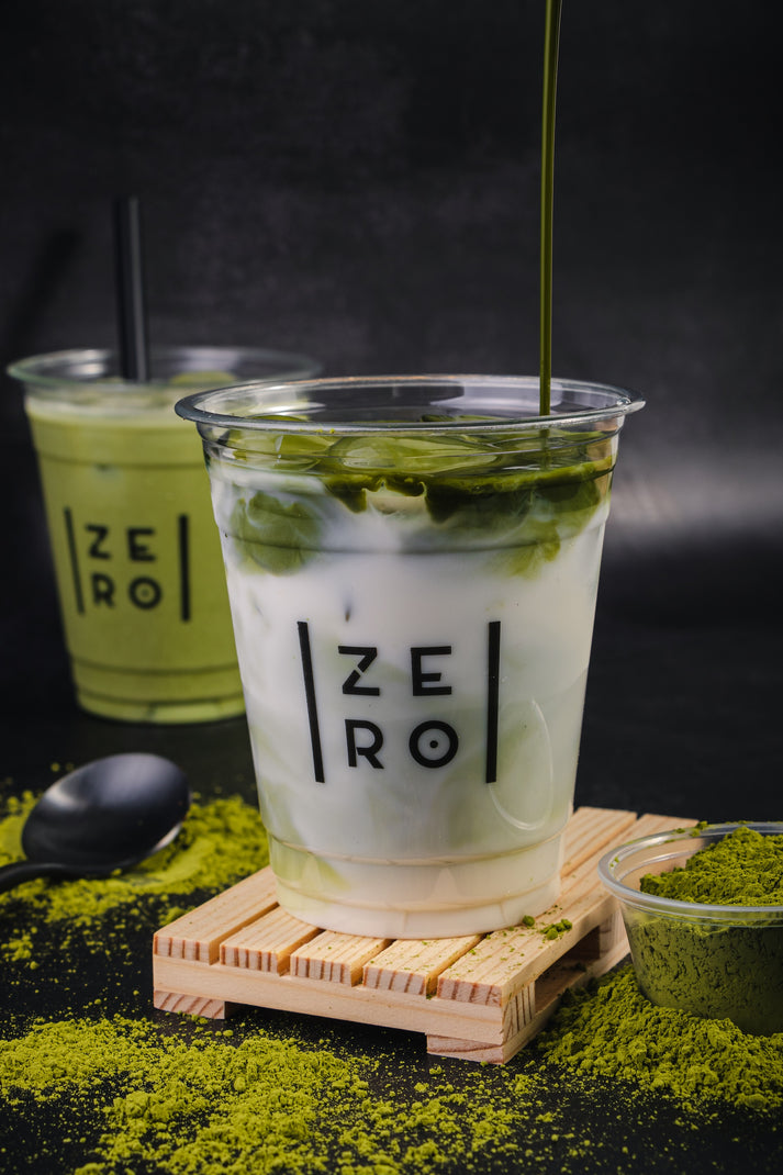 Iced Matcha Latte – Absolute Zero Cafe